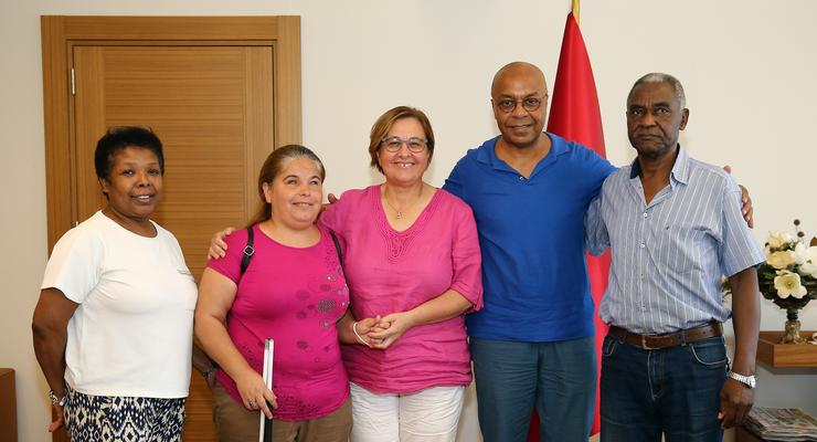 Afro-Türkler Pekdaş’a konuk oldu